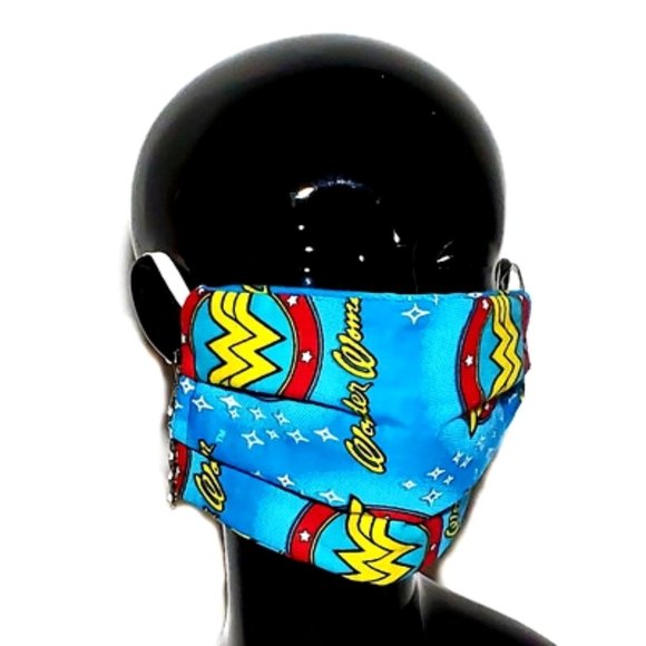 FJ | Accessories | Wonder Woman Handmade Cotton Face Mask Reusewash ...